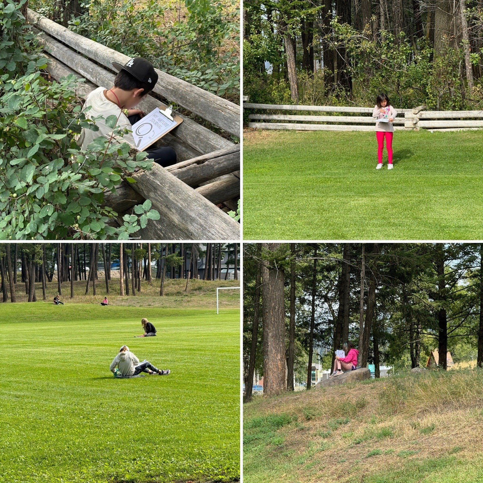 Nature Journals at our Sit Spots - Nesika Elementary